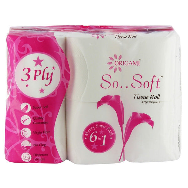 Origami So Soft Tissue Rolls - 3 ply – Fresh Club